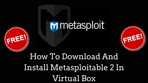 How To Install Metasploitable In Virtual Box Youtube