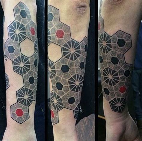 80 Honeycomb Tattoo Designs For Men Hexagon Ink Ideas Diseños de
