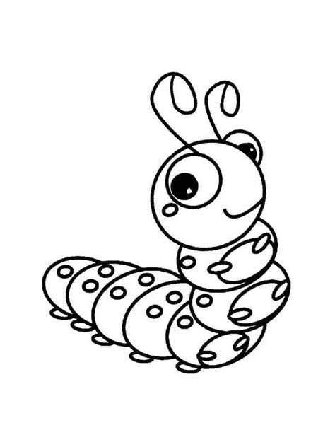 Coloriage Chenille à imprimer sur ColoriageEnfant