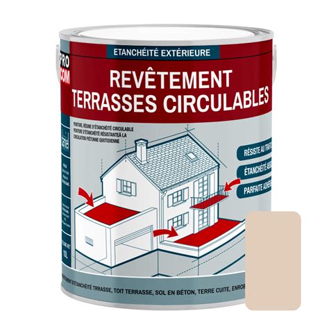 Peinture résine d étanchéité terrasse circulable balcon sols
