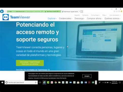 COMO DESCARGAR E INSTALAR TEAMVIEWER YouTube