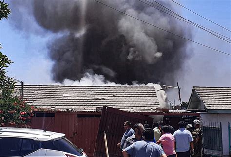 Dos casas resultan destruidas por incendió en Pudahuel Diario