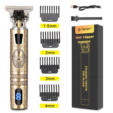 Nova máquina de cortar cabelo t9 lcd digital aparador de cabelo para