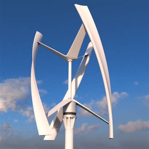 3d Vertical Wind Turbine Model