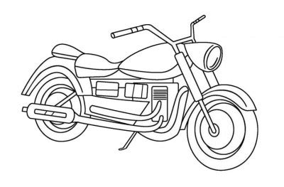 Motocykl Motor Kolorowanki Do Druku