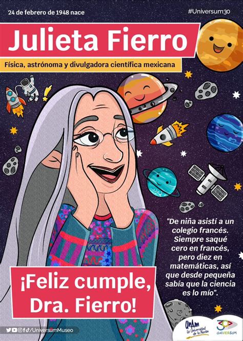 Universum Museo on Twitter UnDíaComoHoy nace la física astrónoma y