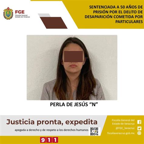 Sentenciada a 50 años de prisión por el delito de desaparición cometida