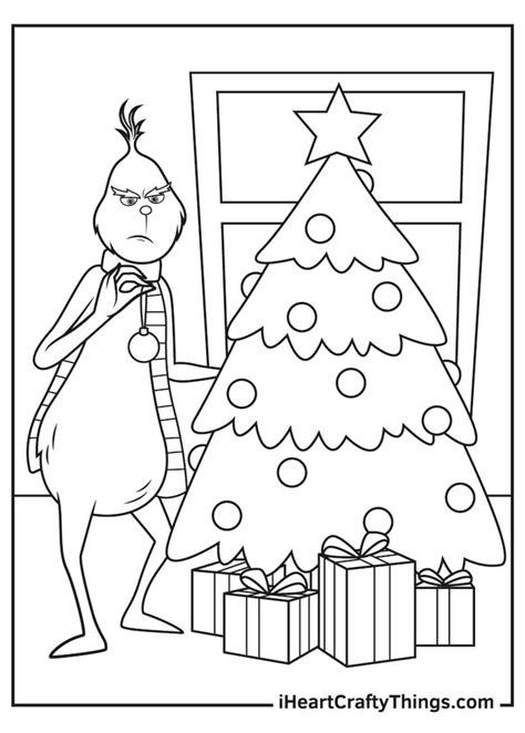 Grinch Coloring Pages Grinch Coloring Pages Christmas Coloring