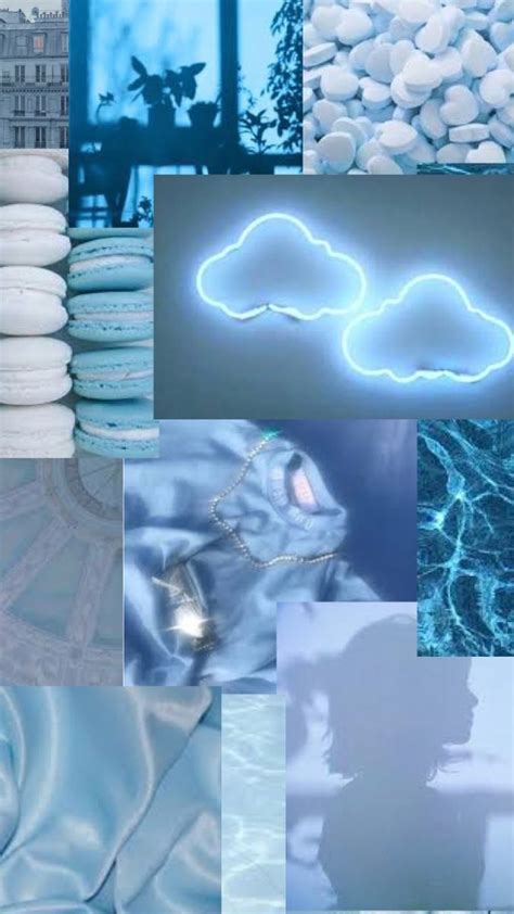 Baby blue 𝔸𝕖𝕤𝕥𝕙𝕖𝕥𝕚𝕔 Ideas de fondos de pantalla Ideas de collage de