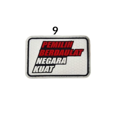 Emblem Patch Rubber Logo KPU PPS Logo Bawaslu Logo Panitia Pemilu