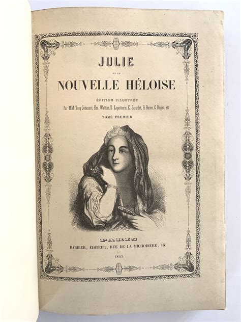 ROUSSEAU Julie Ou La Nouvelle Heloise Edition Originale