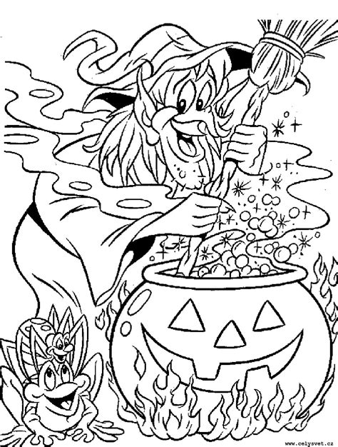 Pagine Da Colorare Per Bambini Sul Tema Di Halloween Immagini