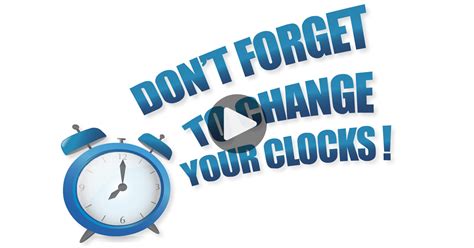 My Card Don T Forget To Change Your Clocks