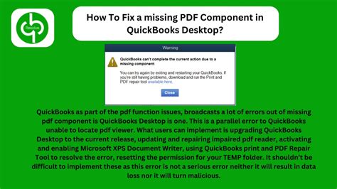 ppt quickbooks unable to locate pdf viewer powerpoint presentation free download id 11753345