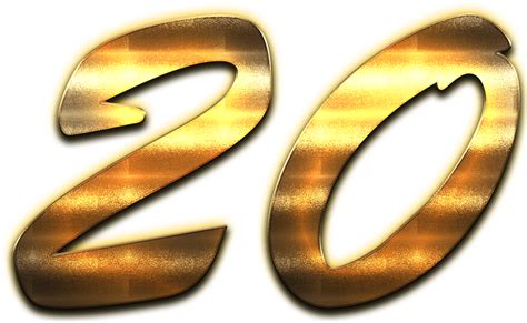 25 Gold Png