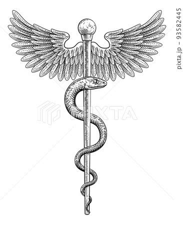Rod Of Asclepius Medical Symbol