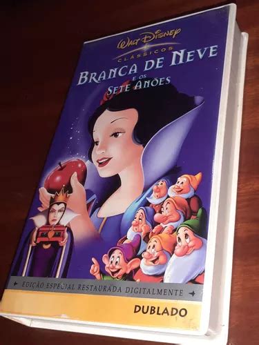 Vhs Branca De Neve E Os Sete Anoes MercadoLivre