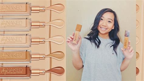 Urban Decay Stay Naked Weightless Liquid Foundation Review Youtube