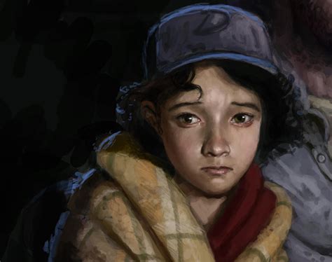 Excellent Fanart Of Realistic Clementine And Lee Rthewalkingdeadgame
