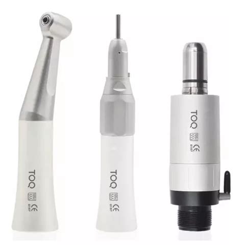 Kit Acadêmico Contra Ângulo Micro Motor Peça Reta Tipo Nsk
