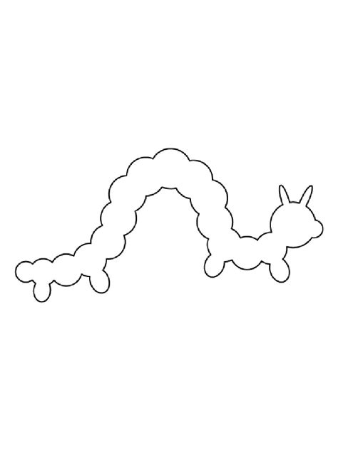 Free Printable Caterpillar Stencils And Templates
