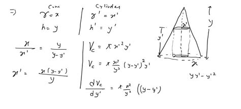 SOLVED Find The Altitude Of The Cylinder Of Maximum Volume Which Can