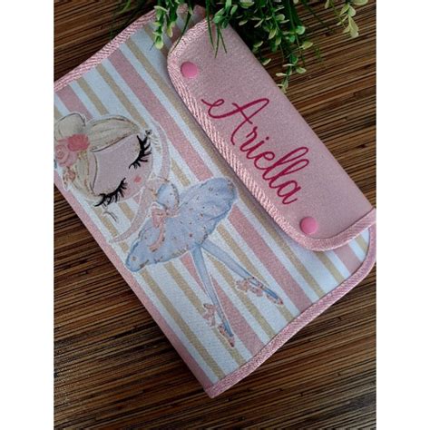 Porta Caderneta De Vacina Personalizada Bailarina Shopee Brasil