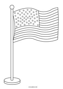 Desenhos de Bandeira dos Estados Unidos Para Colorir Páginas Para