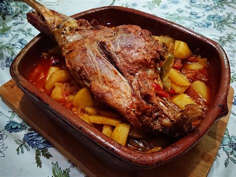 Recept Cabrito Assado No Forno Saudades De Portugal