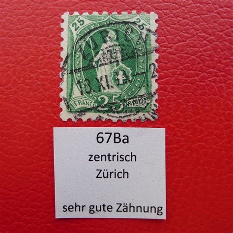 Nr 67Ba Vollstempel ZÜRICH SBK 40 Kaufen auf Ricardo