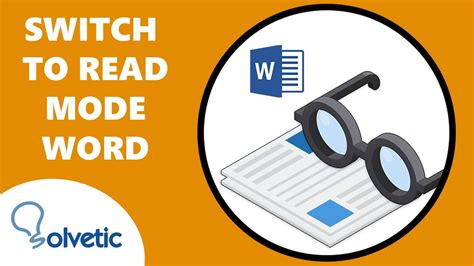 switch to read mode word ️ youtube