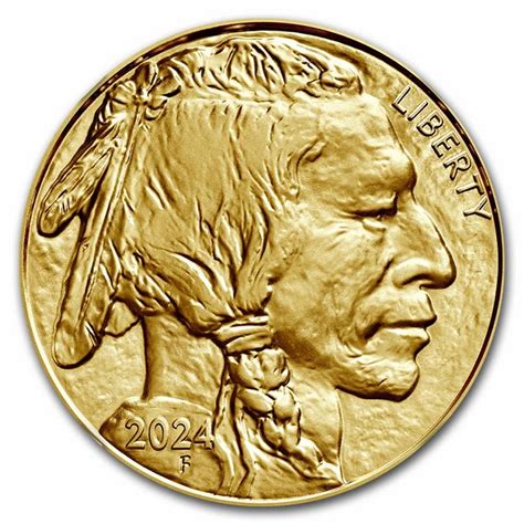 Moneda De Oro American Buffalo 1 Oz 2024 BU Dracma Metales