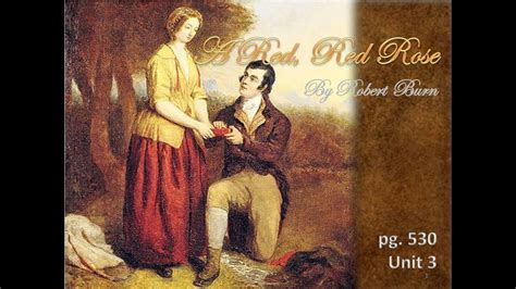 A Red Red Rose 1794 By Robert Burns YouTube