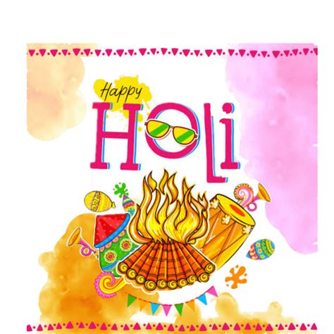 Holi Ki Hardik Shubhkamnaye Text Png