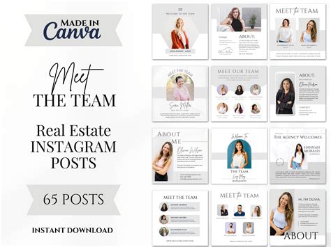 65 Meet The Team Social Media Posts Real Estate Marketing Real Estate