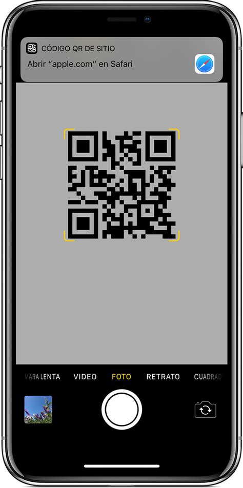 Escanear un código QR con el iPhone iPad o iPod touch Soporte