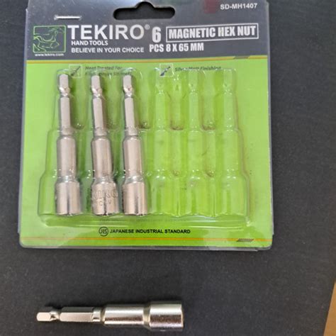 Jual Tekiro Magnetic Hex Nut 8 X 65 Mm Mata Baut Roofing Baja Ringan