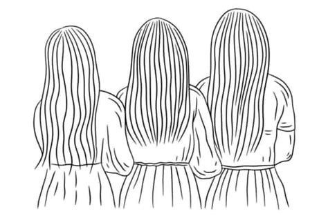 60 Desenhos De Melhores Amigas Para Imprimir 2024