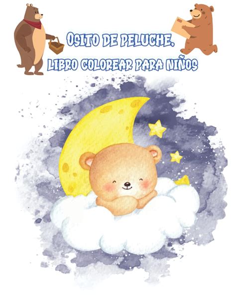 Buy Osito de peluche libro colorear para niños un libro de colorear