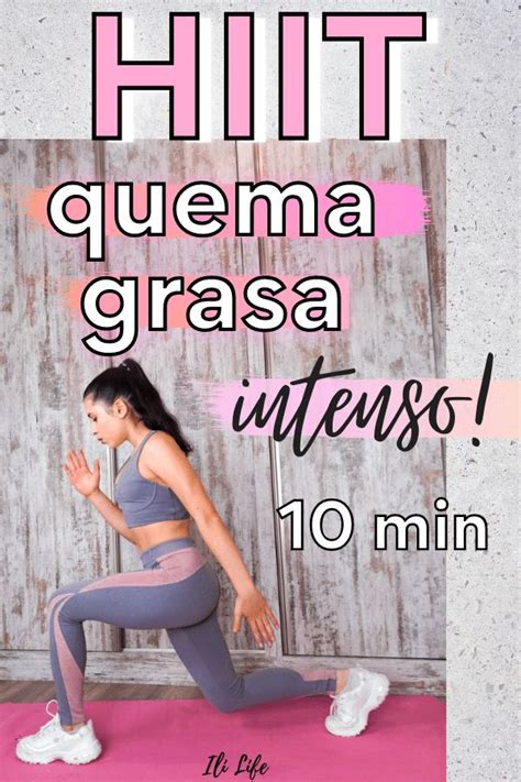 10 Min HIIT Rutina QUEMAR GRASA EN TODO EL CUERPO FULL BODY PARA