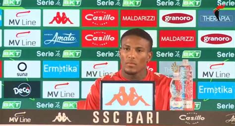 IL RITORNO A BARI DI FOLORUNSHO QUI PER UN AIUTO IMPORTANTE BariNrete