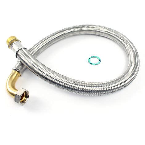 XPOtool Tuyau blindé Flexible 800mm DN25 Raccord coude 1 30 29mm