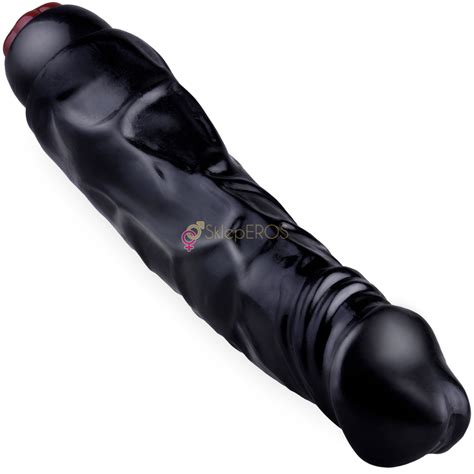Gruby Wibrator 5cm Wibrujący Żylasty Penis SklepEros
