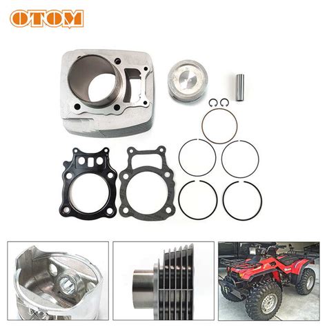 OTOM Motorcycle 78Mm Trx350 Cylinder Kit Engine Piston Ring Gasket