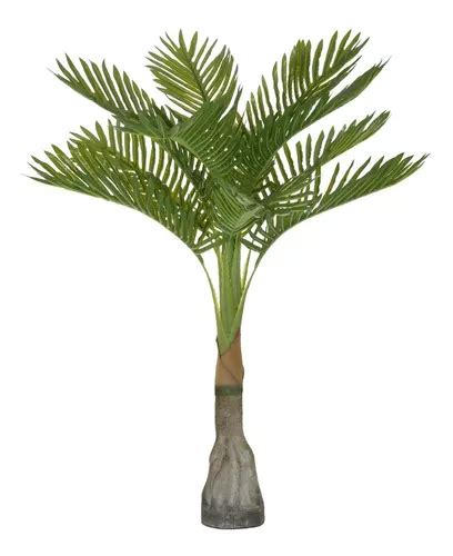 Planta Artificial Coqueiro Vaso Polietileno Grande Granito
