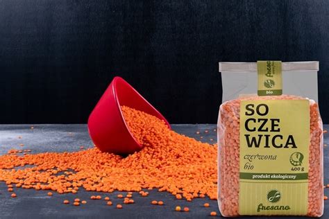 Soczewica czerwona BIO 400 g Fresano TASTI Smakuj życie
