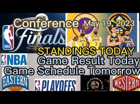 NBA Conference Finals Game Result Today L Conference Finals Standings