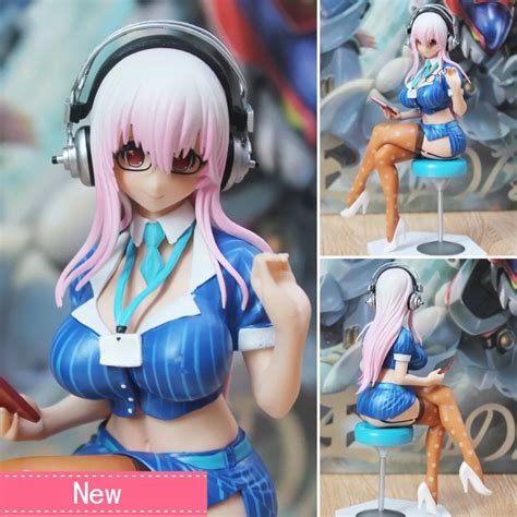 Anime Super Sonico Sitting Position Workplace Ver Pvc Action Figure