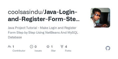 Github Coolsasindu Java Login And Register Form Step By Step Using