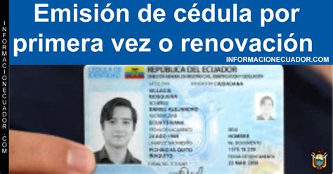 Sacar cédula de identidad primera vez o renovarla rápido
